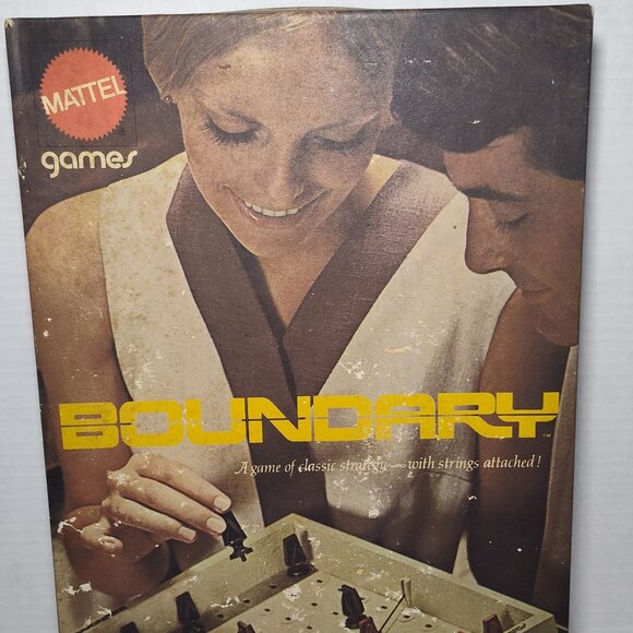 Games | Rare Vintage Boundary Strategy Board Game 197 From Mattel ...